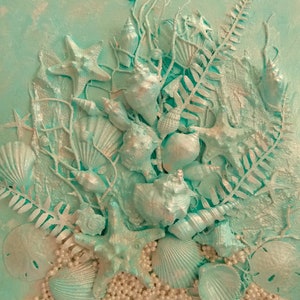 Coastal Decor Wall Art Modern Unique Beach Decor Wall Hanging, Handmade ...