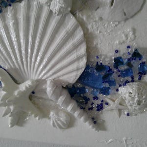 SEASHELL ART, Beach Decor Art, Coastal, Beach Art, Unique Original ...