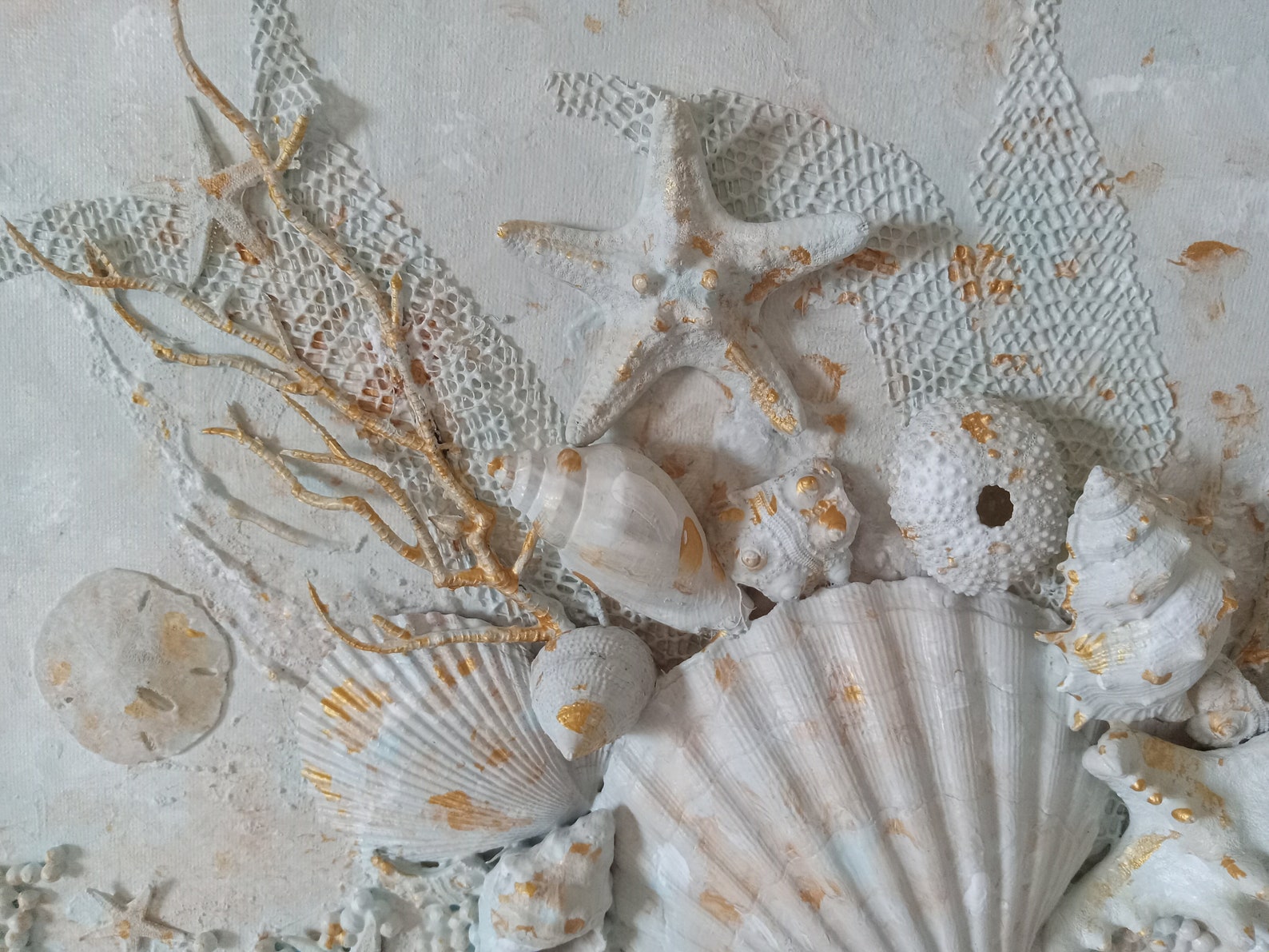 Coastal Decor Wall Art Modern Unique Beach Decor Wall Hanging, Handmade ...