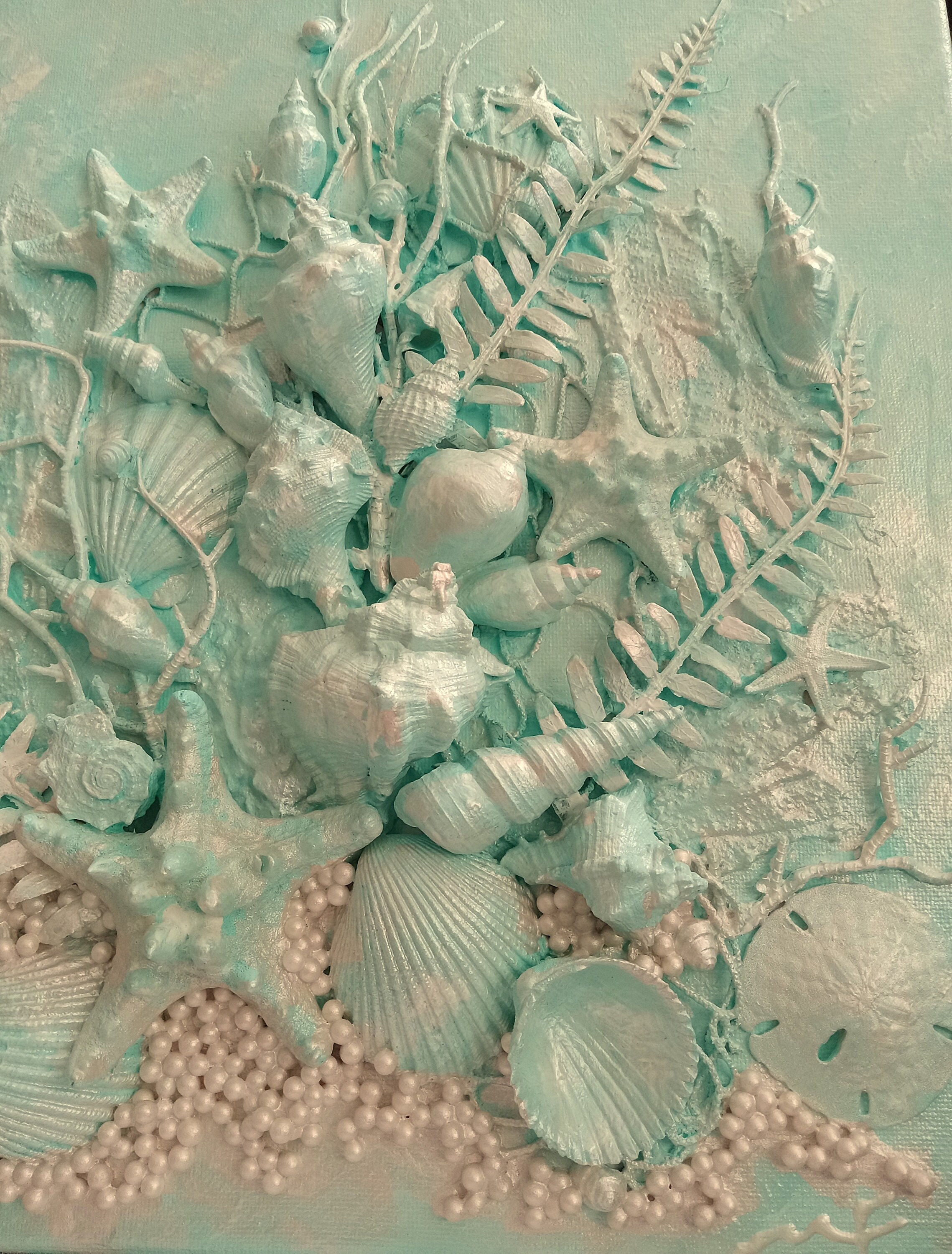 Coastal Decor Wall Art Modern Unique Beach Decor Wall Hanging, Handmade ...