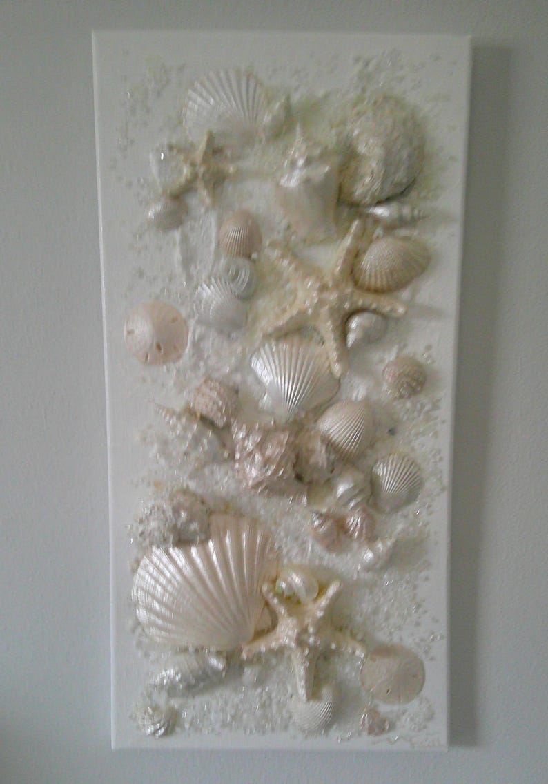 SEASHELL ART, Coastal Wall Art, Beautiful Seashell Wall Decor and Gifts ...