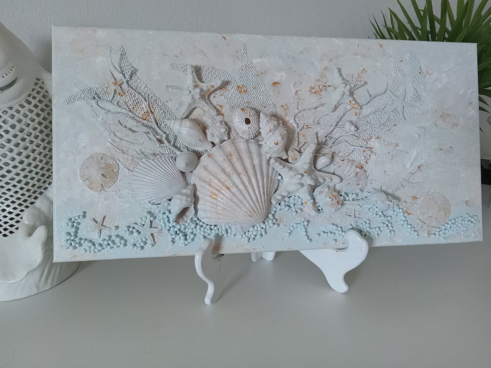 Coastal Decor Wall Art Modern Unique Beach Decor Wall Hanging, Handmade ...