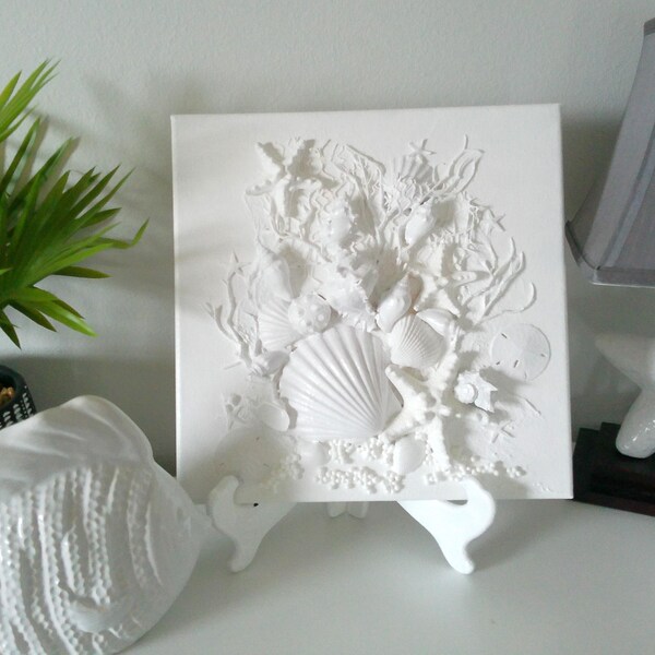 MODERN COASTAL WALL Art & Beach Theme Decor Handmade, Unique Organic ...