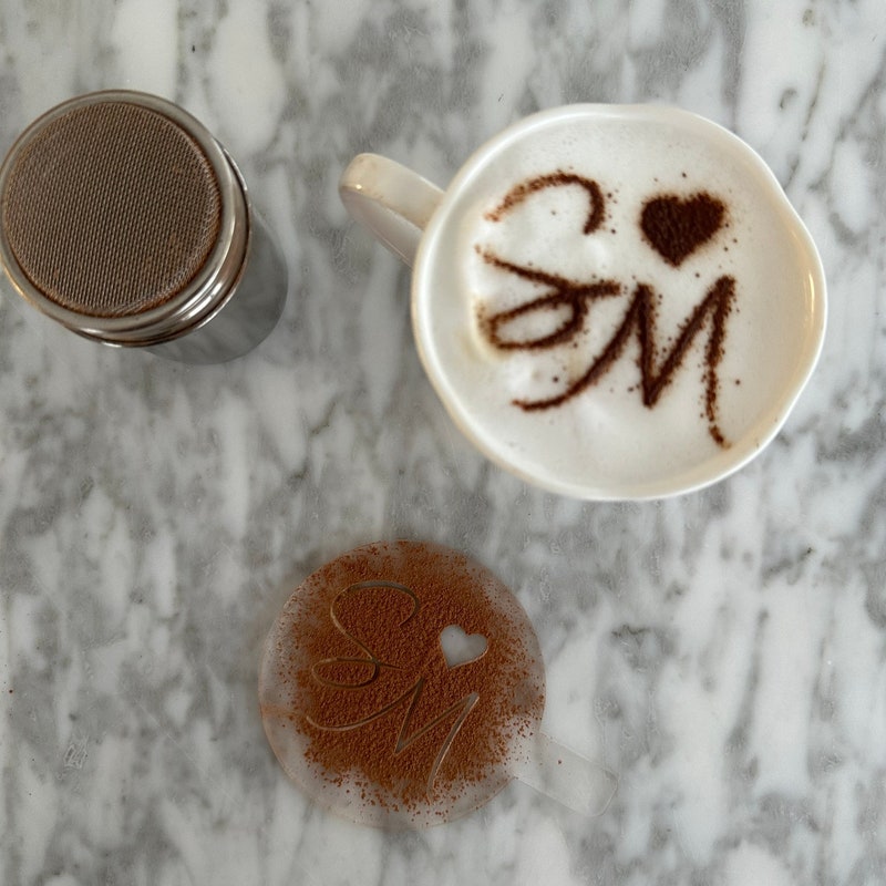 Coffee Stencil - Etsy