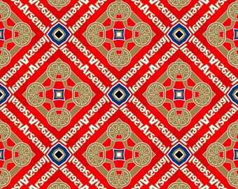 Arsenal Fabric - Etsy