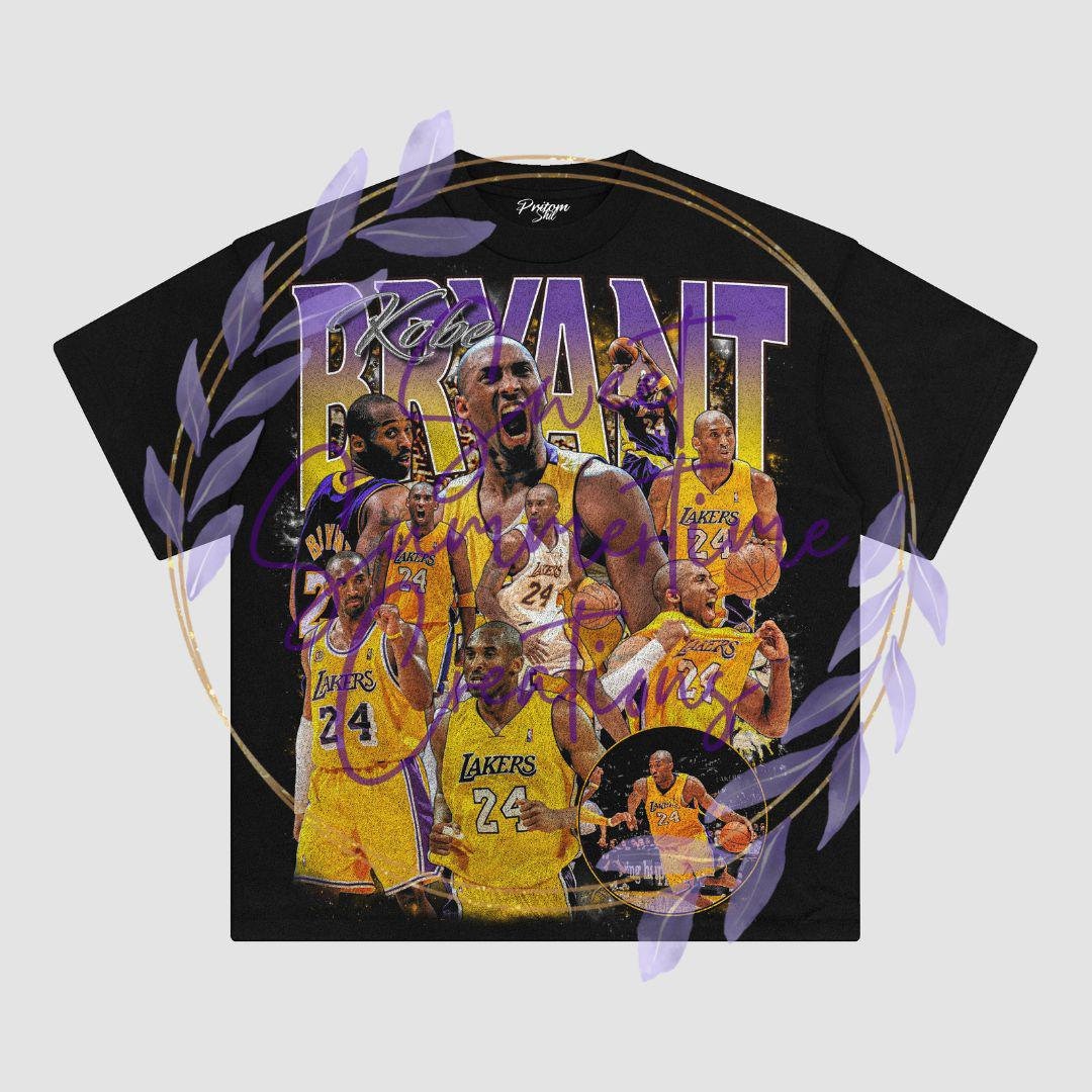 Kobe Bryant PNG Digital Download, Basketball Graphic Tees, Basketball ...