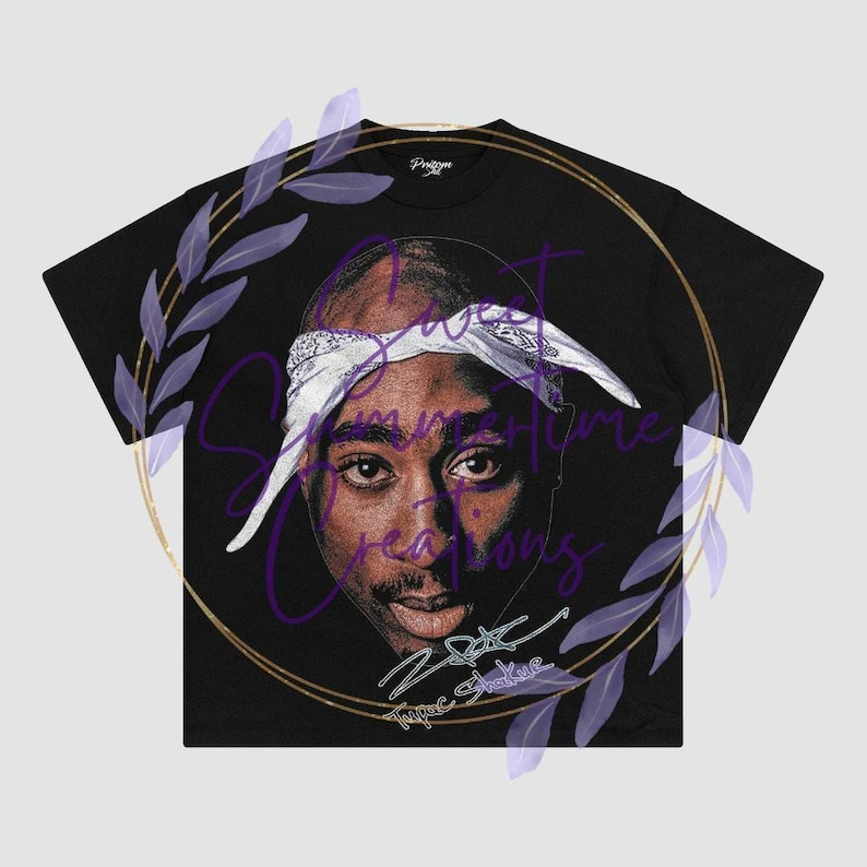 Tupac Shakur 2pac PNG Digital Download, Rap Graphic Tees, Rap DTF ...