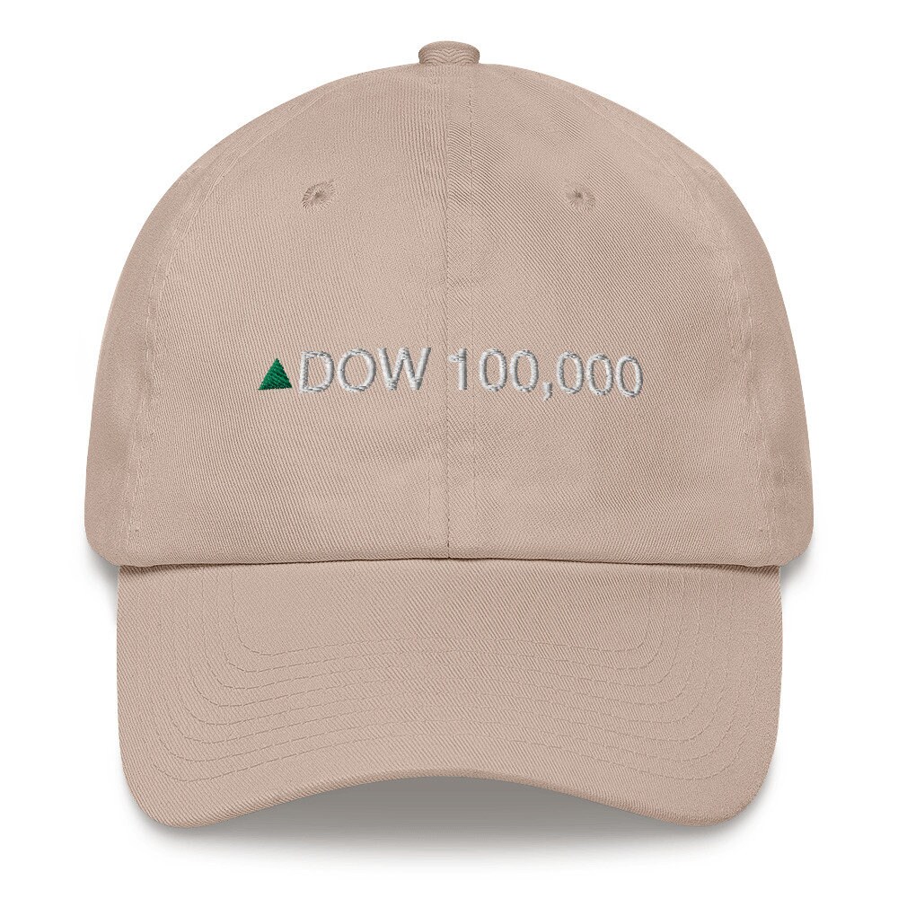 Dow Stock Market Hat Dow Jones Index Dad Hat | Etsy