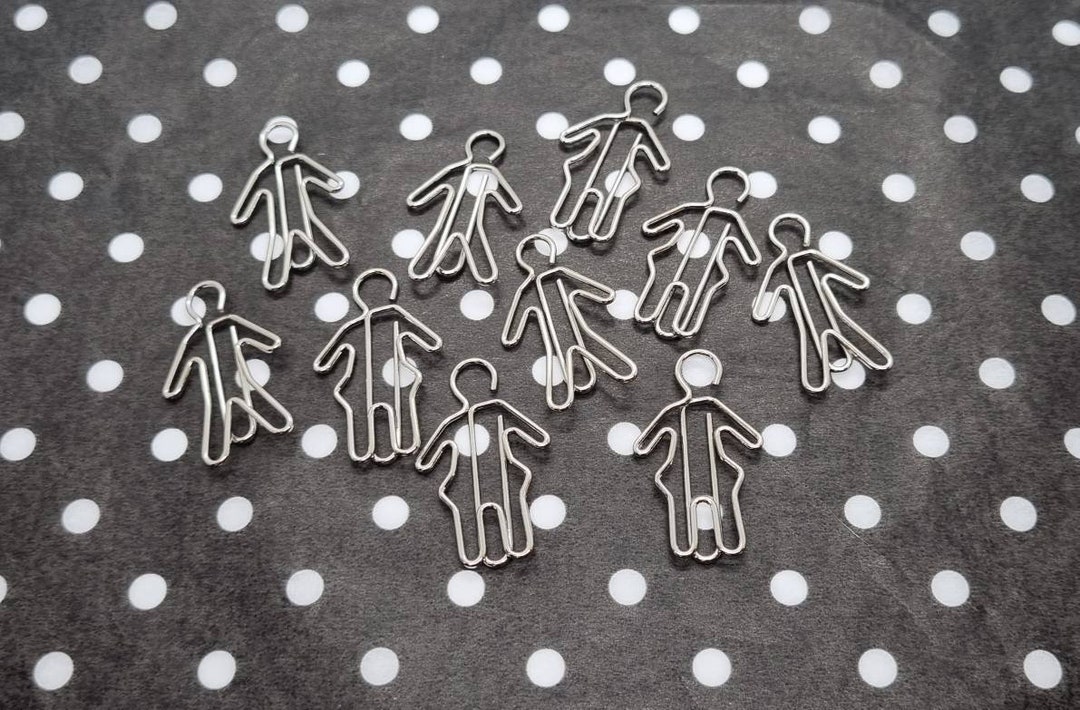 People Paperclips, Boy and Girl Paperclips, Novelty Paperclips, Set of ...