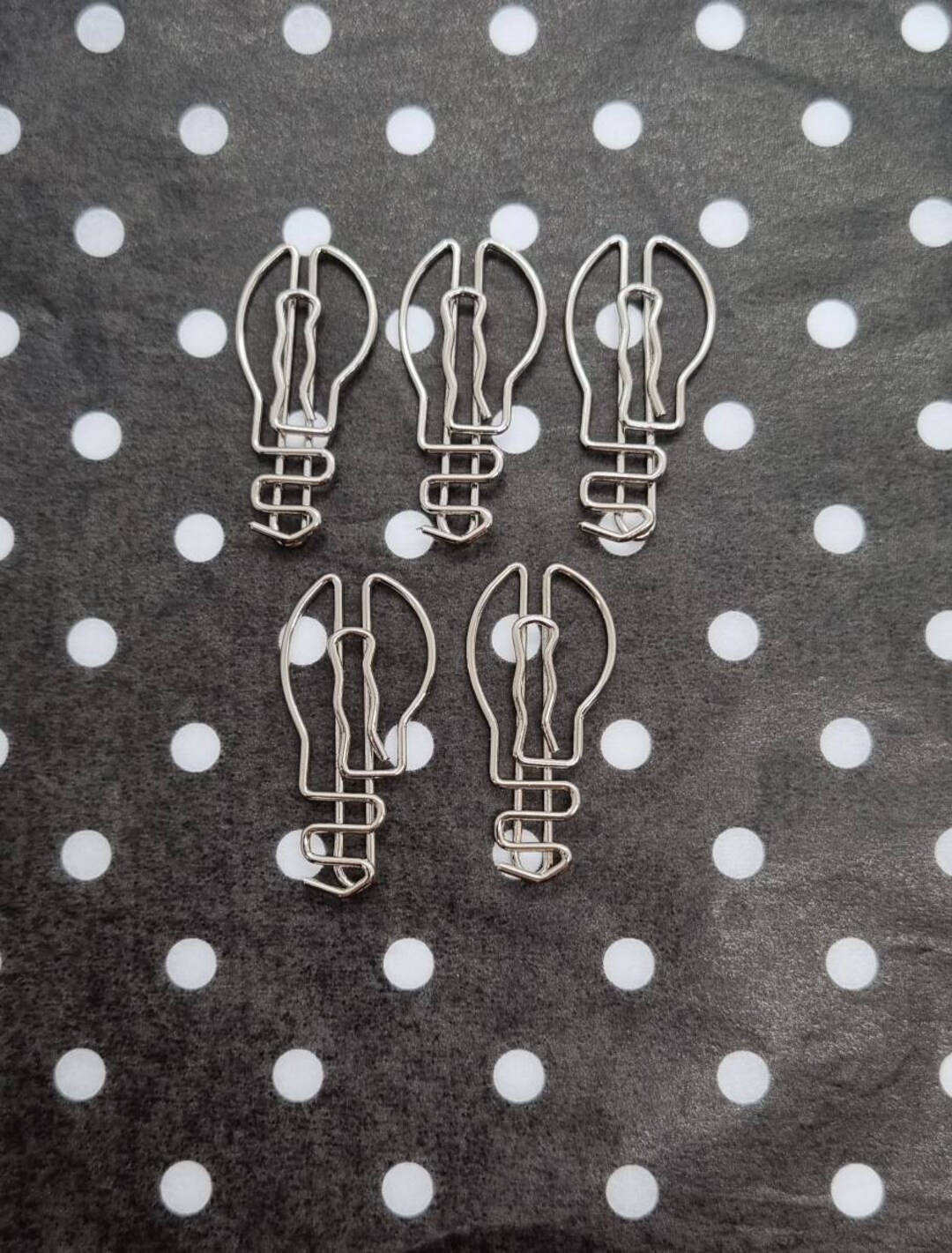 Lightbulb Paperclips, Novelty Paperclips, Set of 5 - Etsy