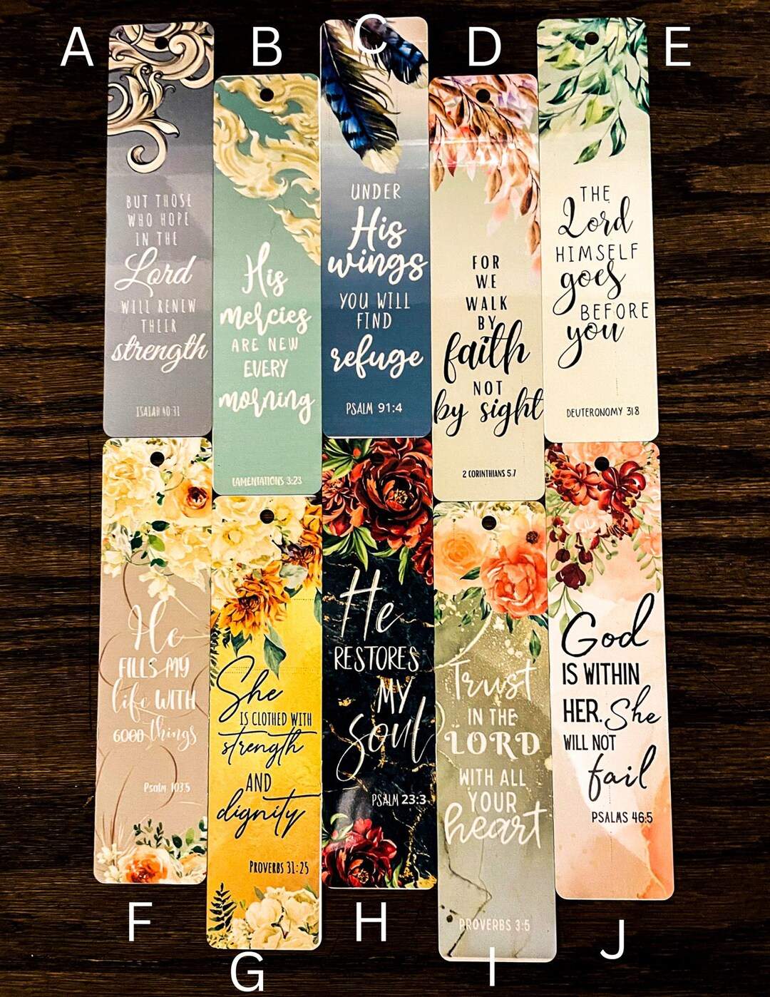 Bookmarker, Aluminum, Decorative Bookmarks, Christian Bookmarks - Etsy