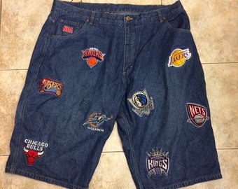 Nba Vintage Shorts - Etsy