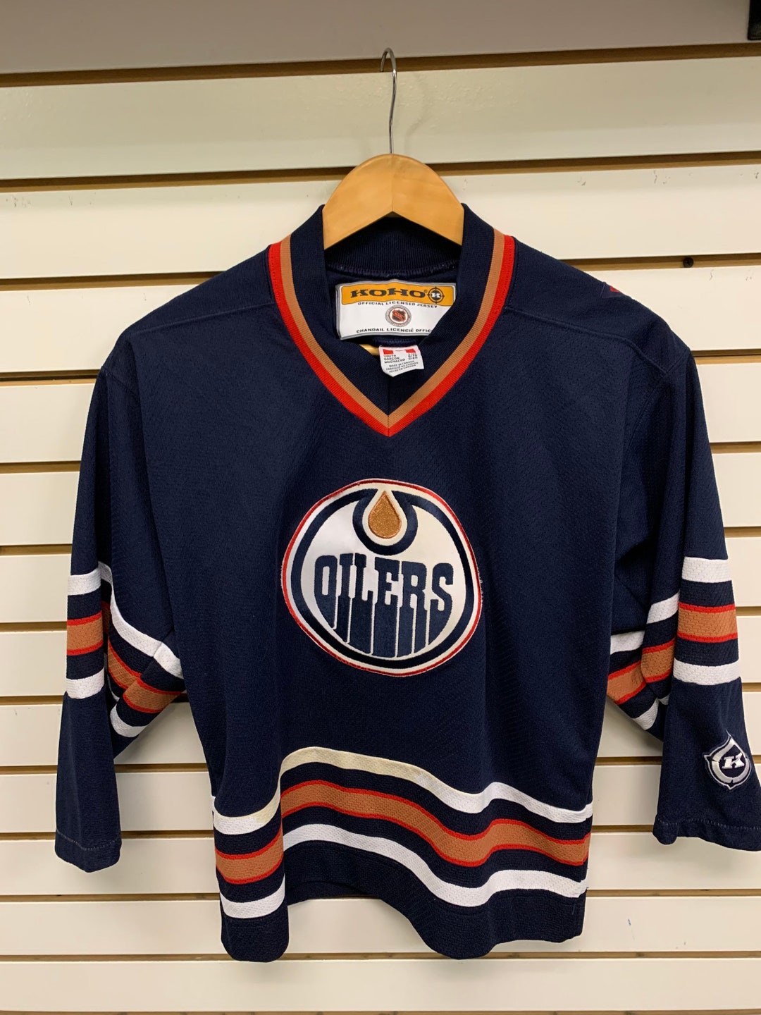 Vintage Edmonton Oilers Jersey Size Youth Xl - Etsy