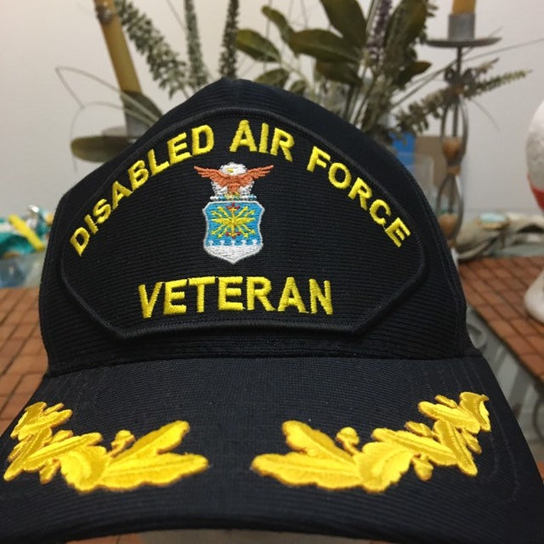 Vintage Disabled Air Force veteran trucker Snapback hat 1990s | Etsy