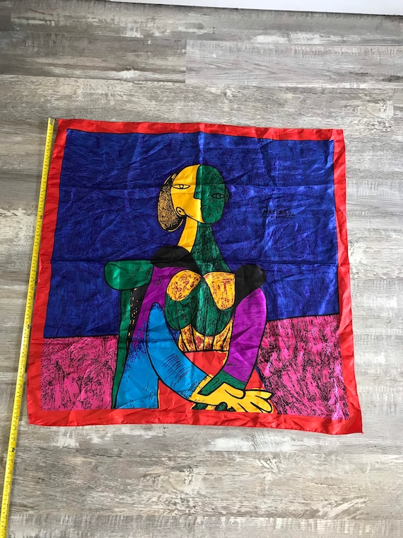 Vintage Pablo Picasso silk scarf - Gem
