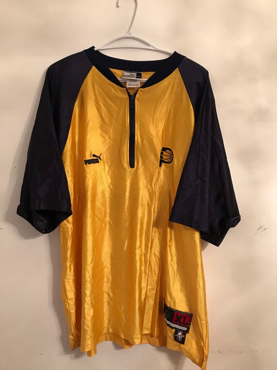 XL- Vintage 1990s Puma Striped Teal, Black, and White… - Gem