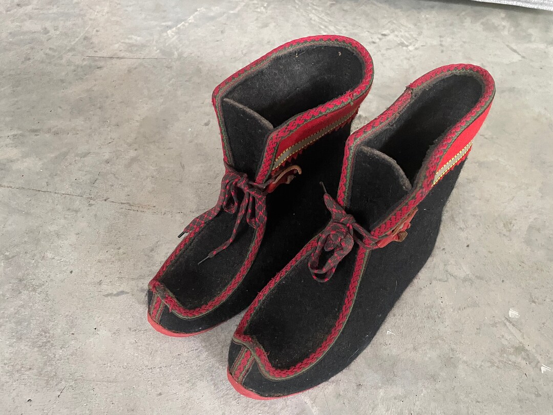 Sami Felt Boots Made in Finland - Etsy