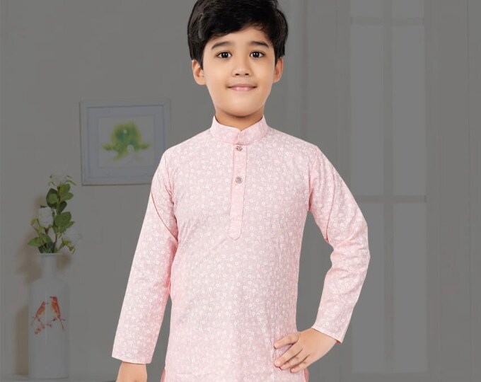 Pink Color Dhoti Sets for Infants and Boys | Cotton Kurtas for Boys ...