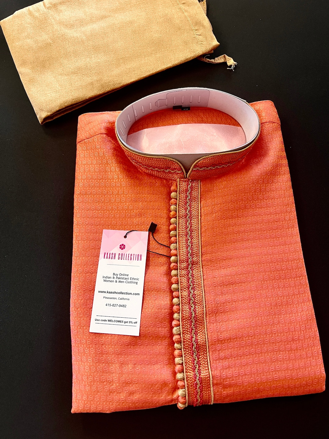 Dark Coral Color Men Kurta Pajama | Mens Ethnic Wear | Men Party Wear ...