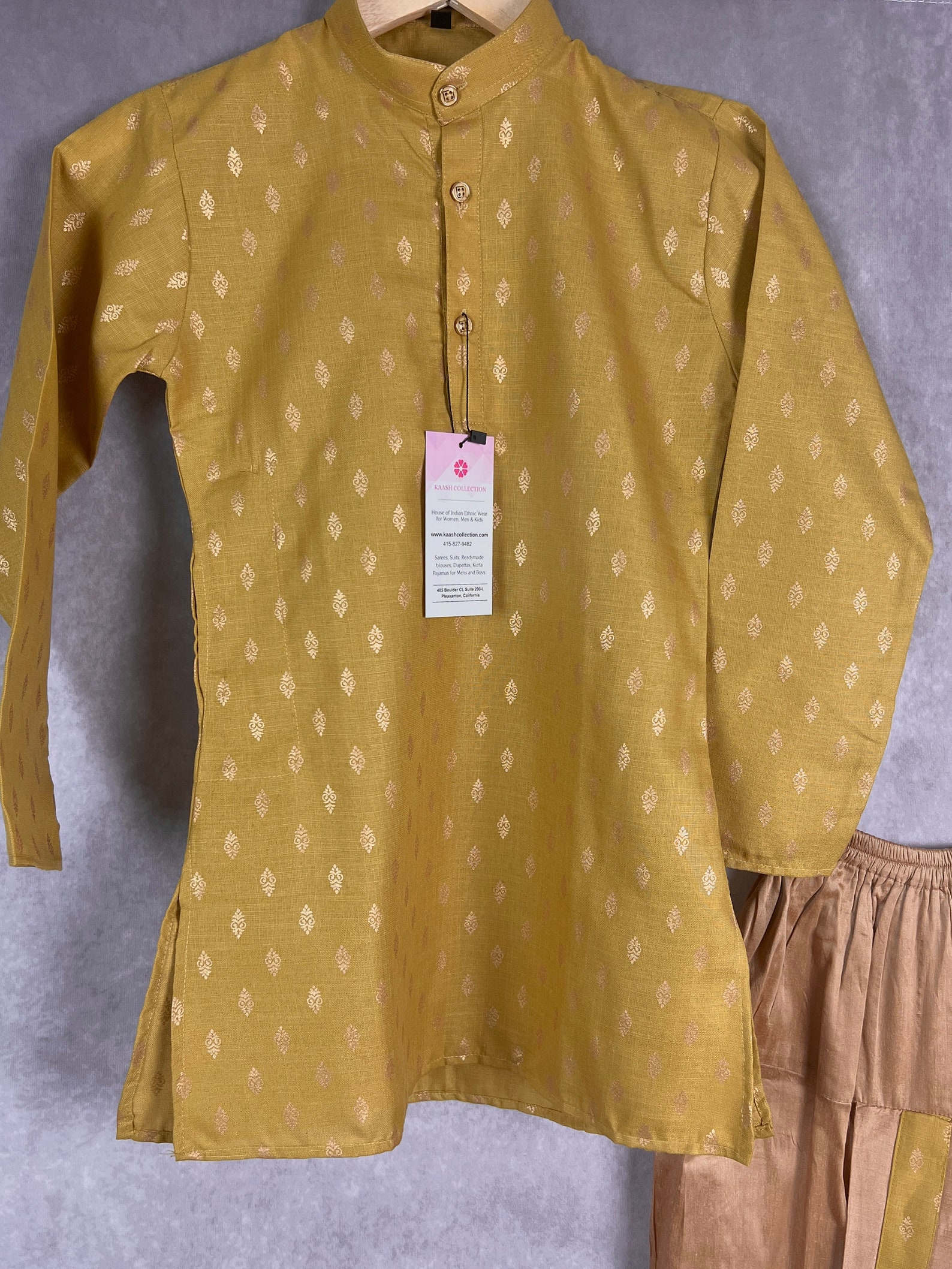 Mehandi Green Color Dhoti Sets for Boys | Soft Cotton Silk Kurtas for ...