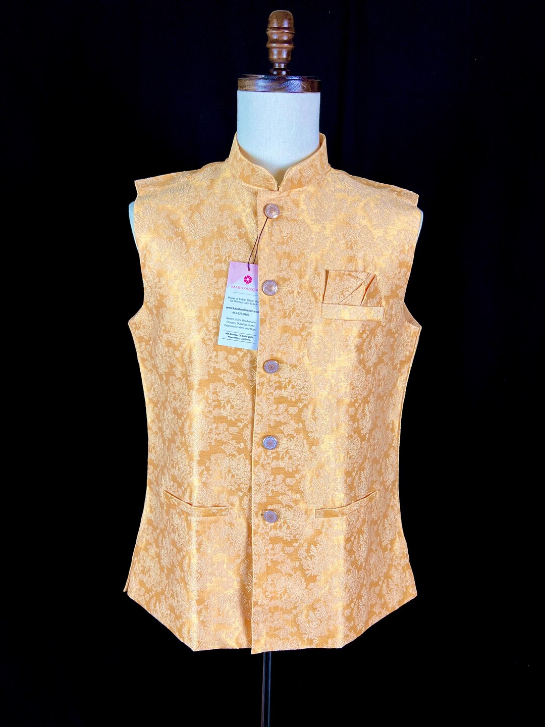 Light Yellow Modi Nehru Jacket for Men | Waist Coat | Jacket for Kurta ...