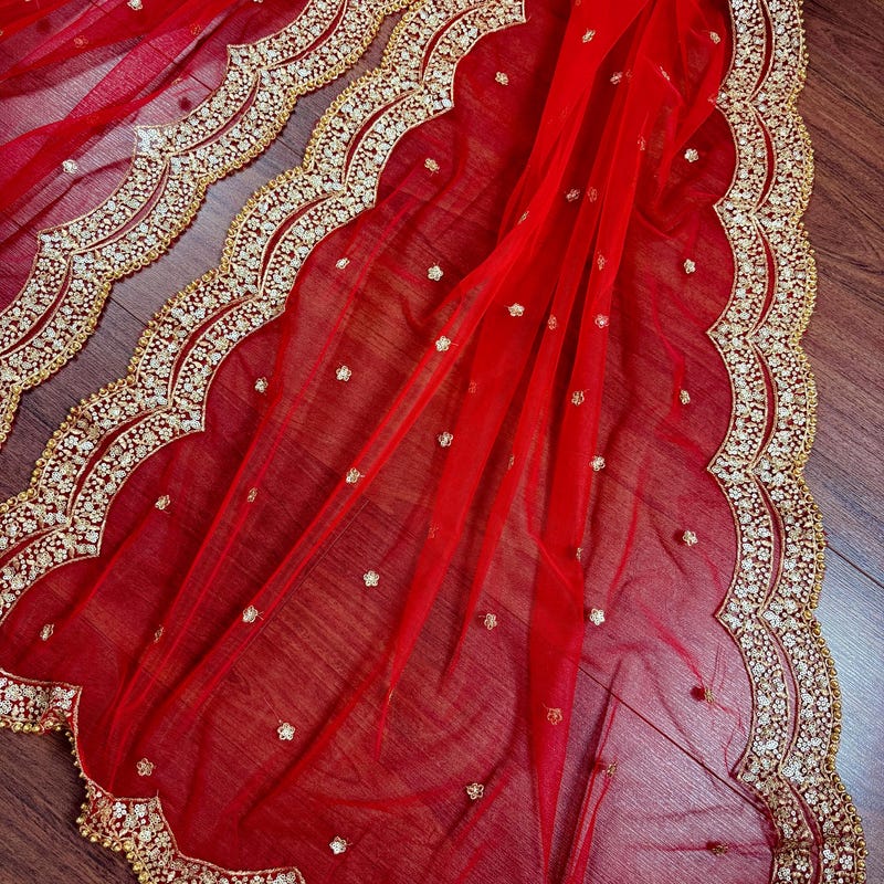 Bridal Dupatta - Etsy