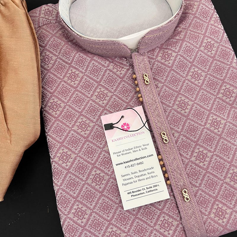 Mauve Indian Kurta Set - Etsy