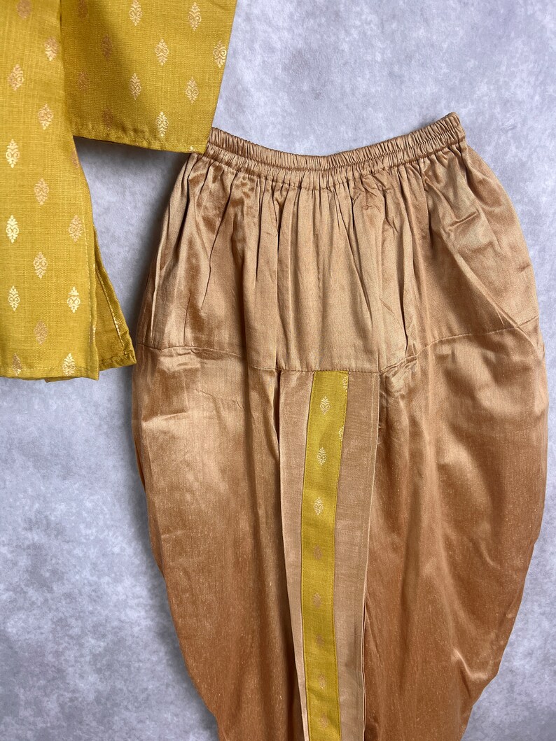 Mehandi Green Color Dhoti Sets for Boys | Soft Cotton Silk Kurtas for ...