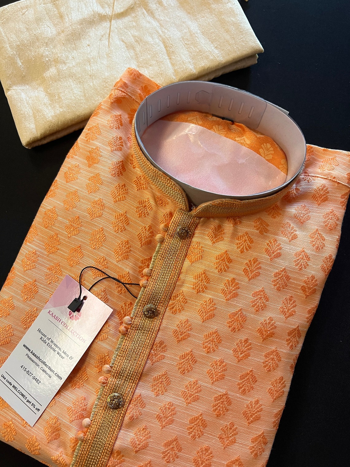Pastel Orange Color Men Kurta Pajama Pastel Color Kurta for - Etsy