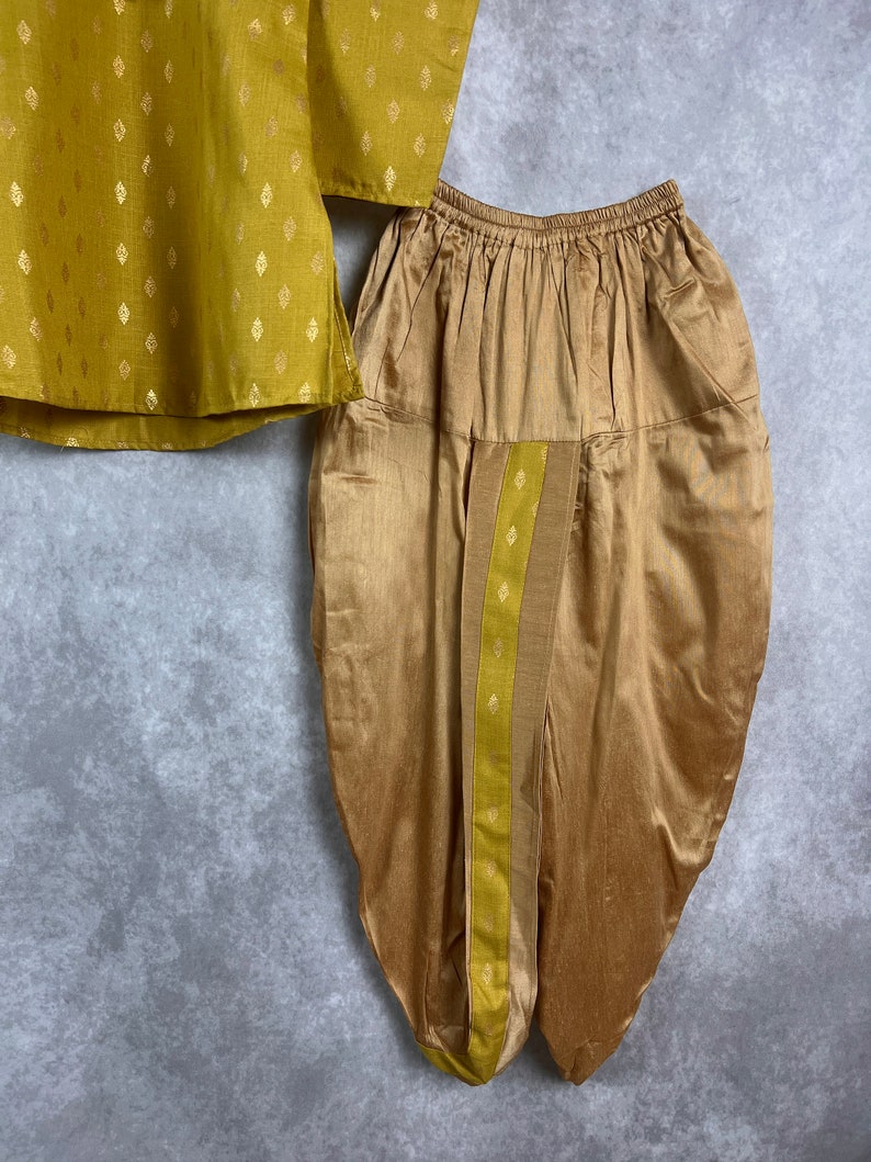 Mehandi Green Color Dhoti Sets for Boys | Soft Cotton Silk Kurtas for ...