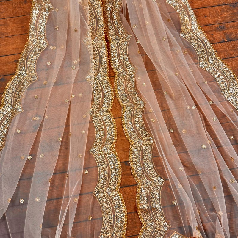 Indian Dupatta Orange - Etsy