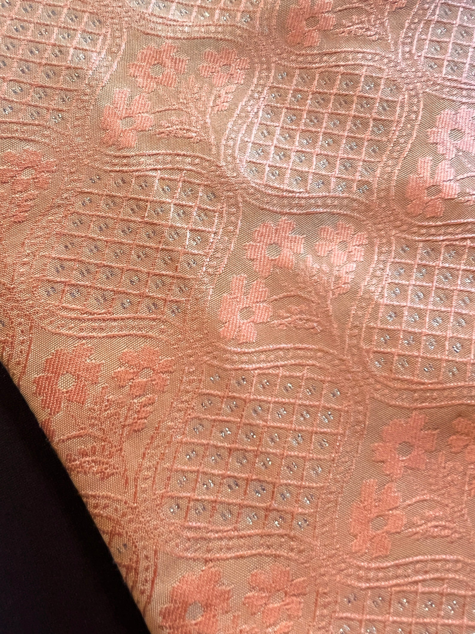 Designer Peachy Pink Modi Nehru Jacket for Men With Floral - Etsy