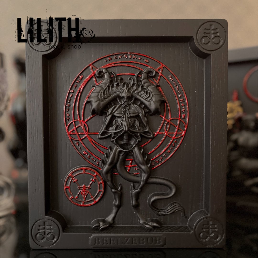 Beelzebub Wooden Icon - Etsy