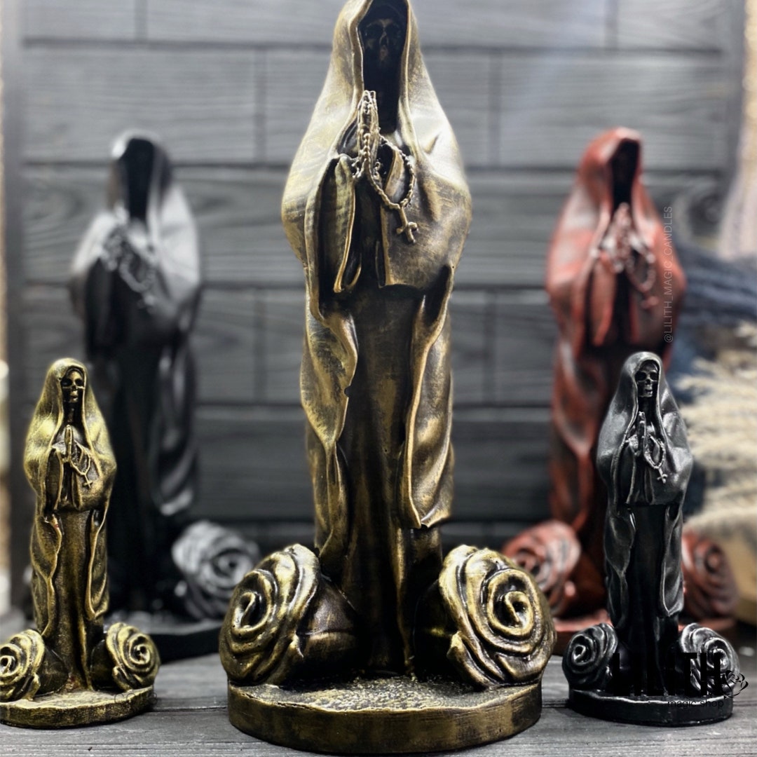 Silicone Mold "santa Muerte" (holy Death) of Big 11.8 Inches Santa ...