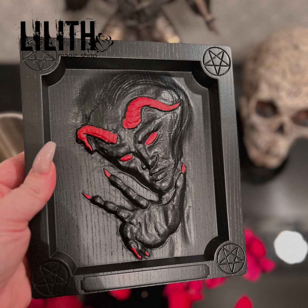 Helper Demon Wooden Icon - Etsy