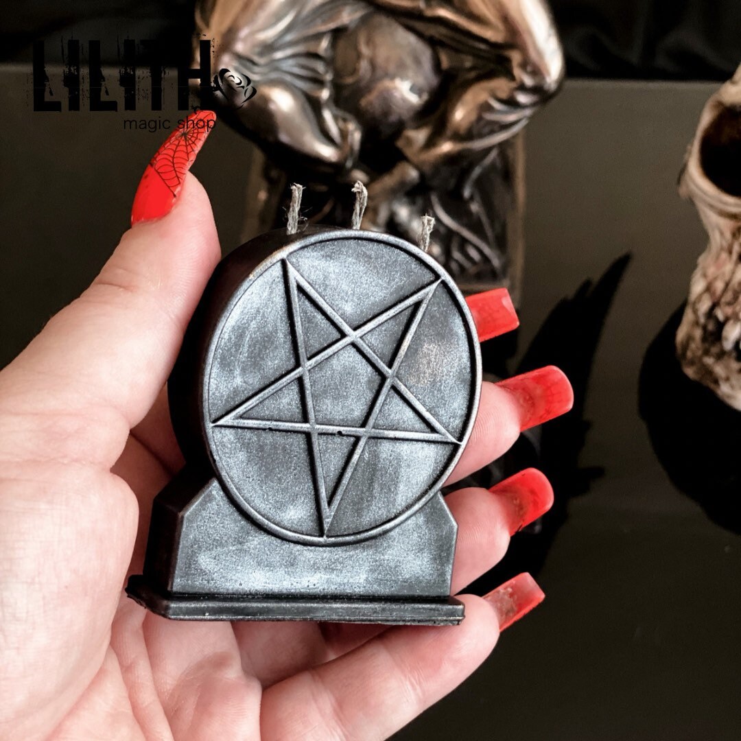 Satan Beeswax Ritual Candle for Appealing to Satan or | Etsy