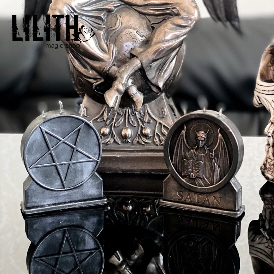 Satan Beeswax Ritual Candle for Appealing to Satan or | Etsy