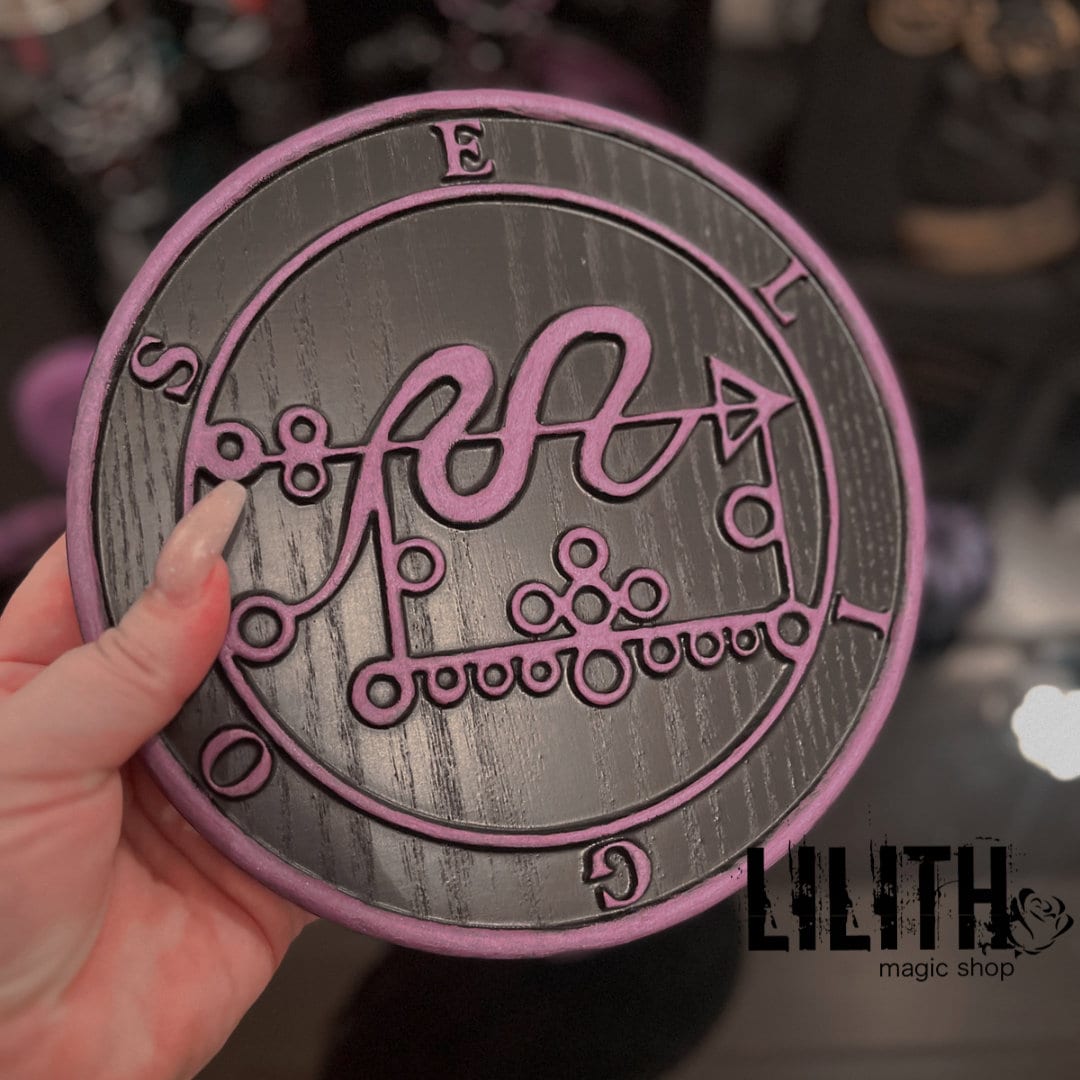 Duke Abigor (eligos, Eligor) Wooden Altar Pentacle for Casting Black ...