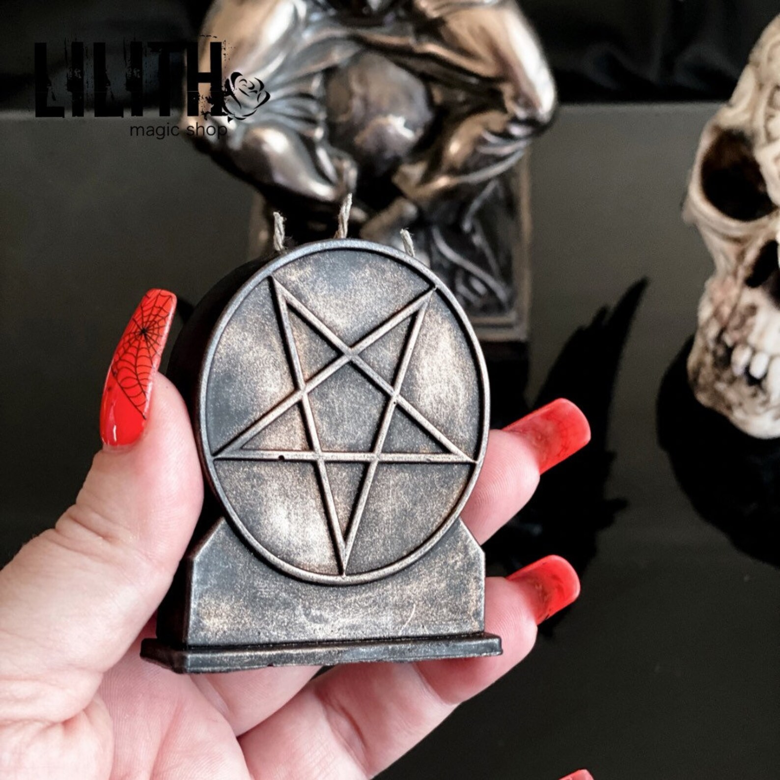 Satan Beeswax Ritual Candle for Appealing to Satan or - Etsy