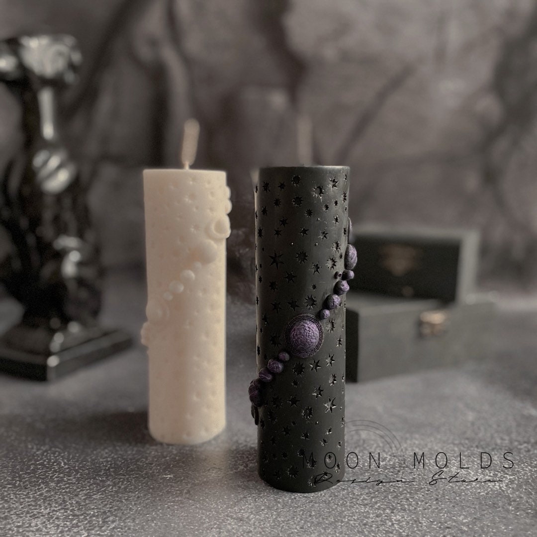 Silicone Mold “planets” - Sun, Planets, and Stars - Candle Silicone ...
