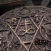 Leviathan Wooden Altar Pentacle for Casting Black Magick Spells - Etsy