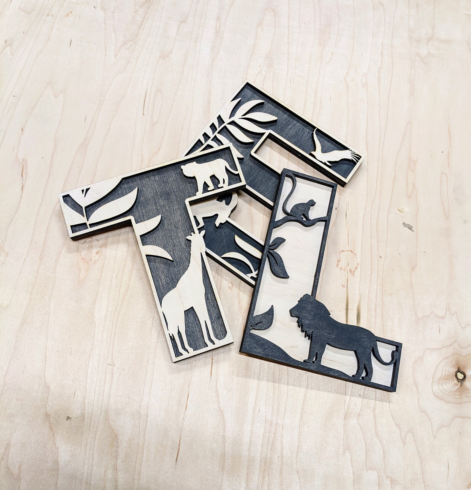 Animal Nursery Letters, Name Sign, Animal Themed Letters, Kid's ...