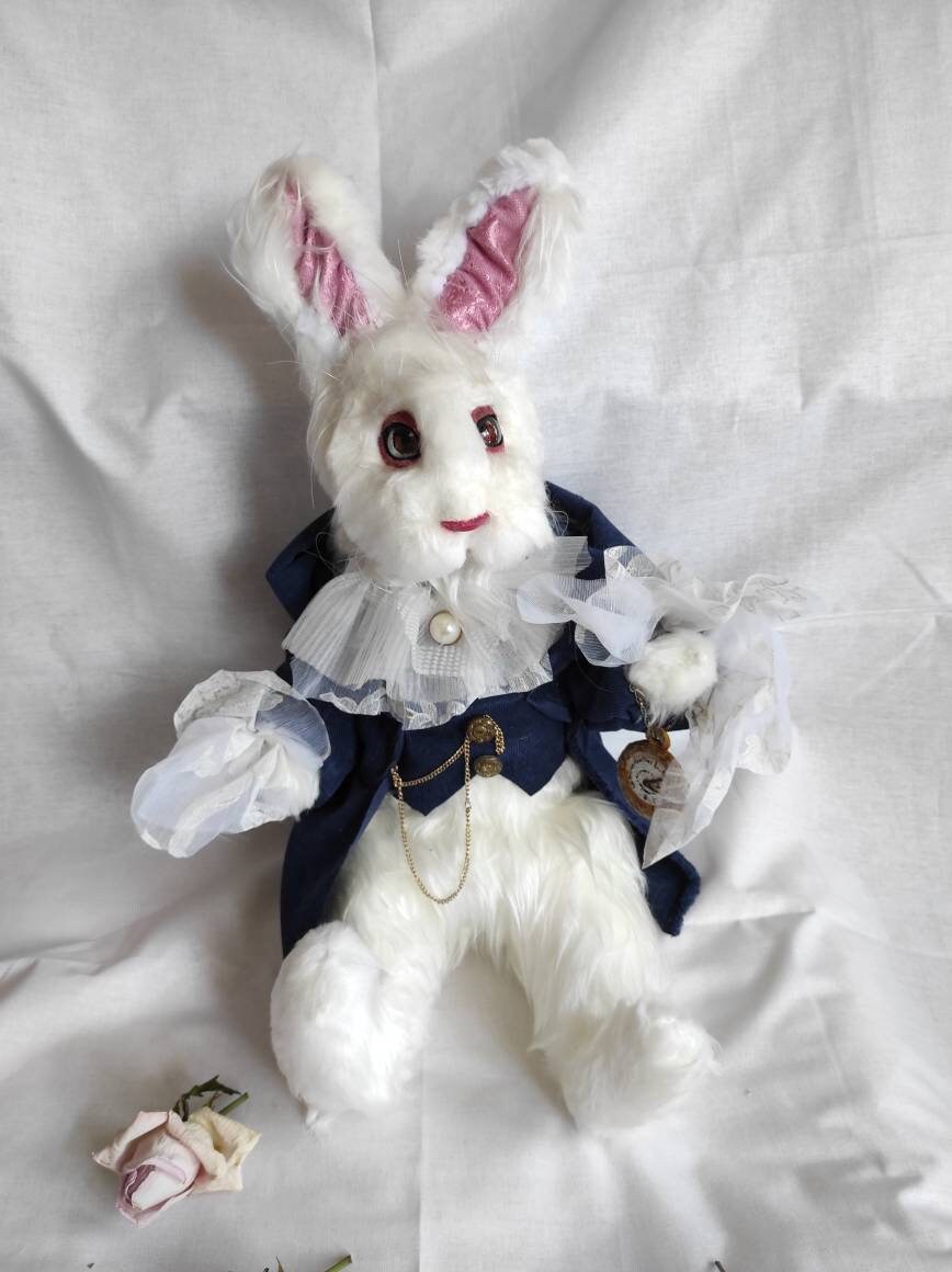 Rabbit with a watch | Etsy