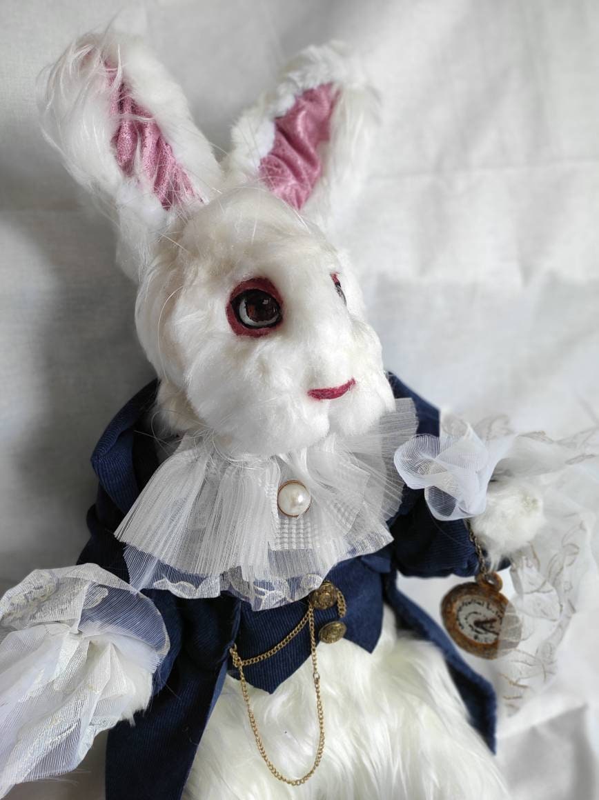 Rabbit with a watch | Etsy