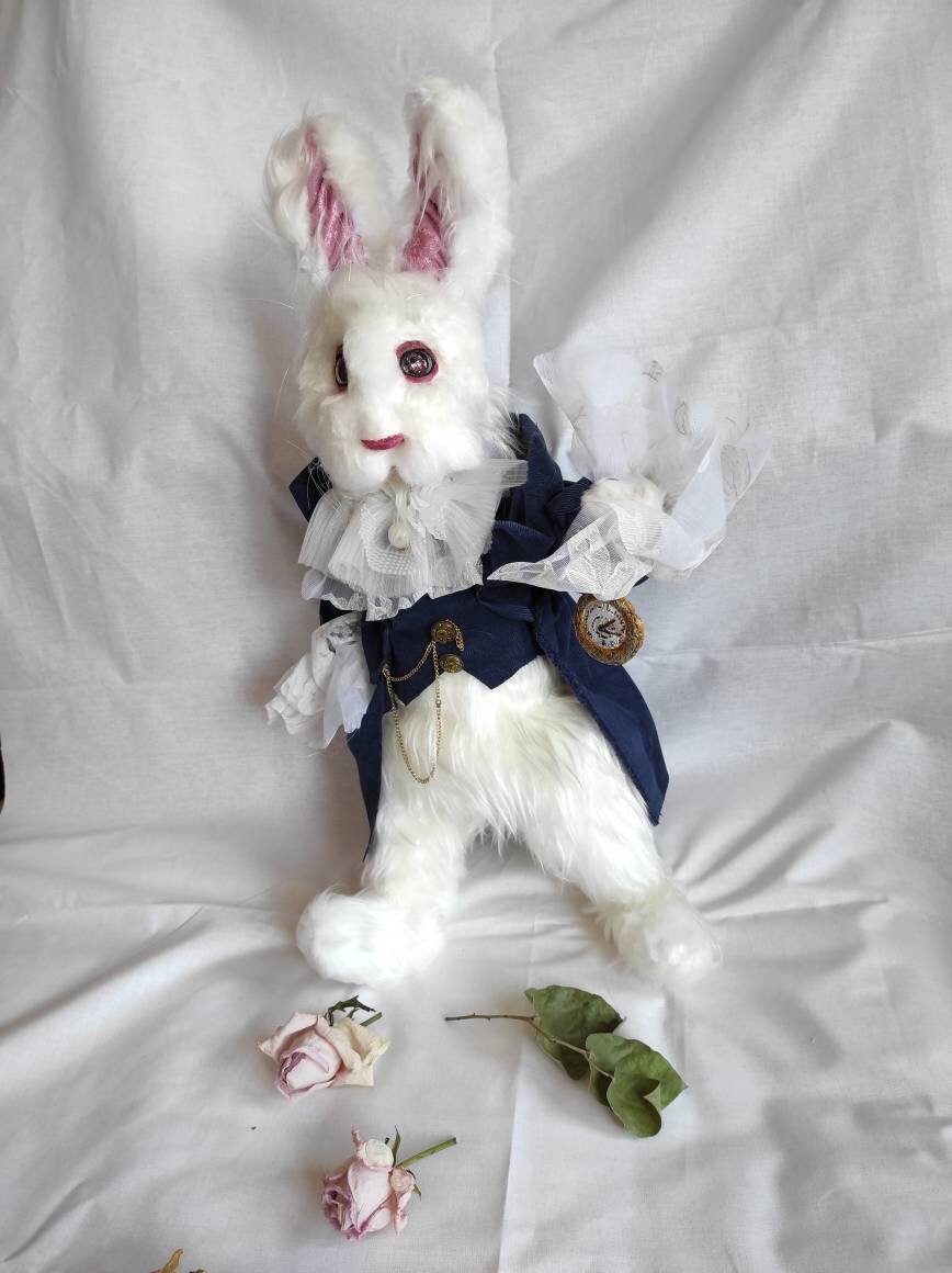 Rabbit with a watch | Etsy