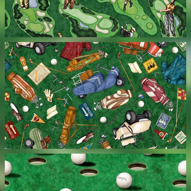 Kid Golf Fabric - Etsy UK