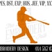 Baseball Machine Embroidery Design, Baseball Player Embroidery Designs ...