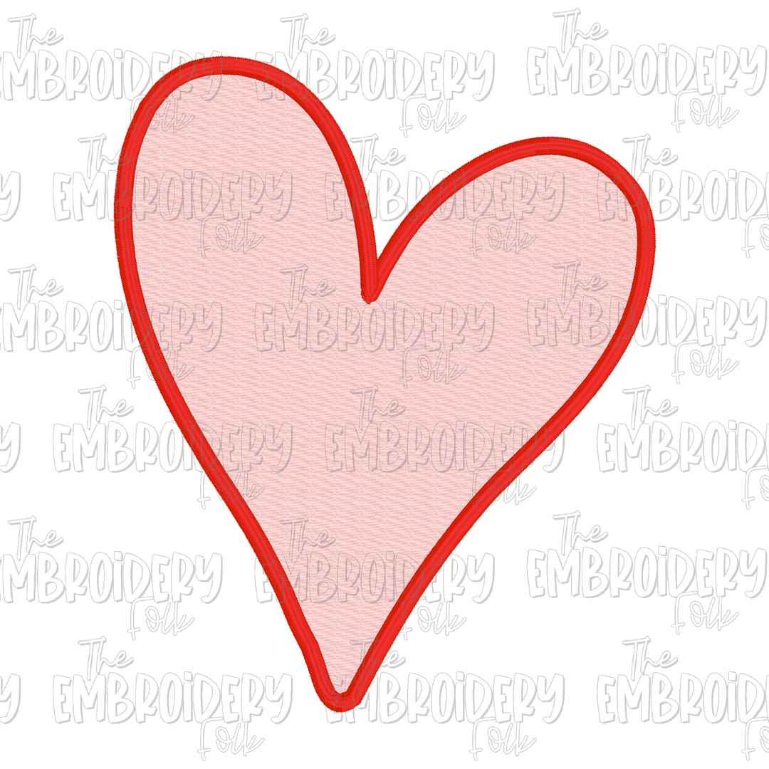 Heart Applique Design, Embroidery Patterns, Machine Embroidery ...
