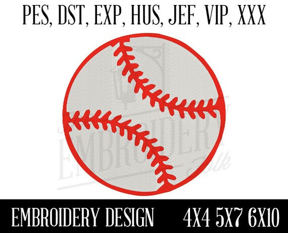 Baseball Embroidery Pattern Baseball Y'all Embroidery - Etsy