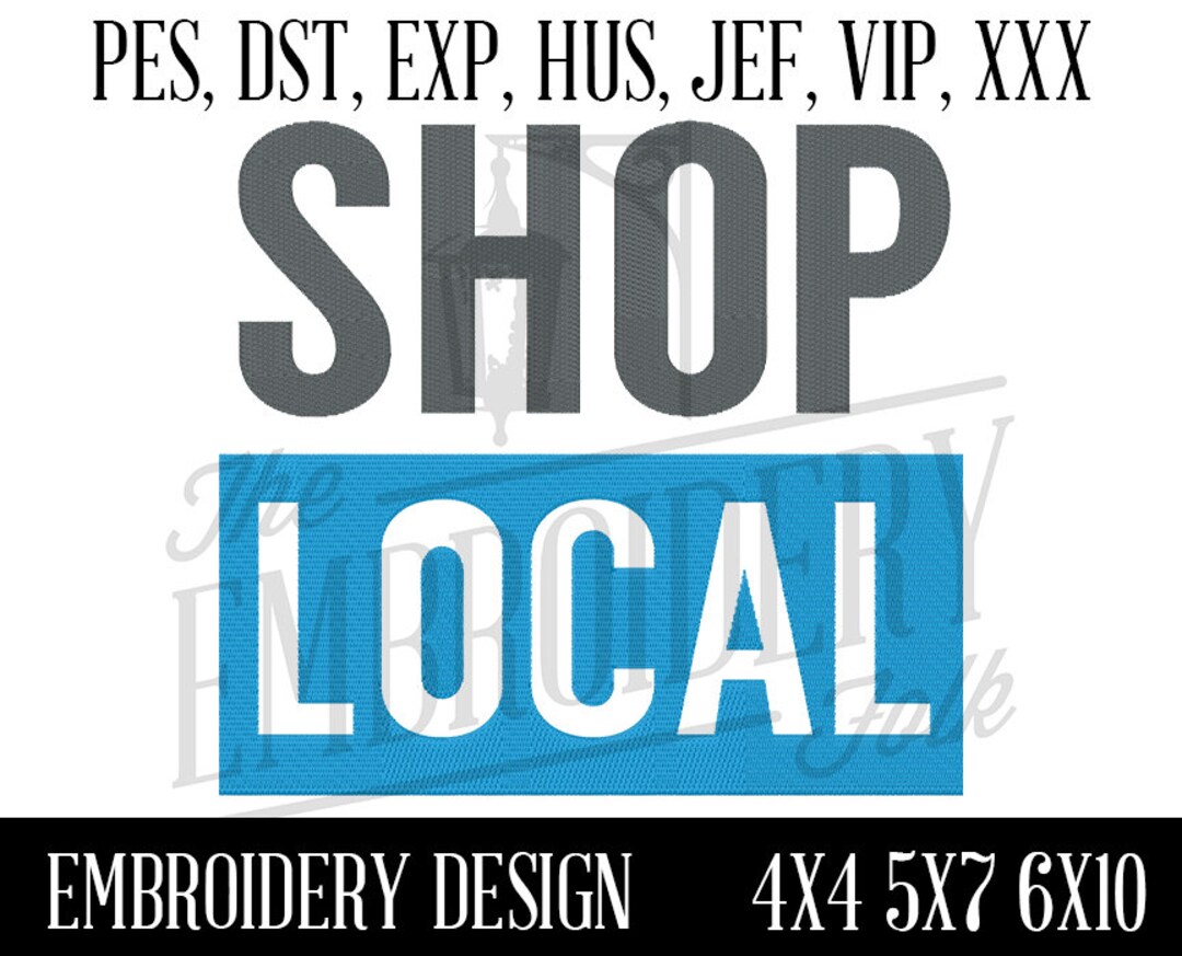 Shop Local Embroidery Design, Embroidery Patterns, Machine Embroidery ...